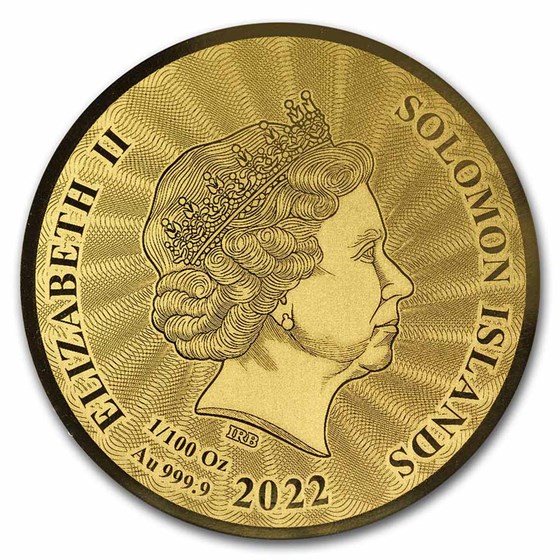 Buy 2022 Solomon Islands 1/100 oz Gold Sachsen 3 Pfennige Red Coin | APMEX