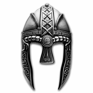Buy 2022 Solomon Islands 10 oz Silver Viking Helmet Shaped Coin | APMEX