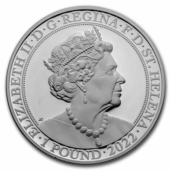 Buy 2022 St. Helena 1 oz Silver Platinum Jubilee Proof | APMEX Buy 2022 St. Helena 1 oz Silver Platinum Jubilee Proof | APMEX