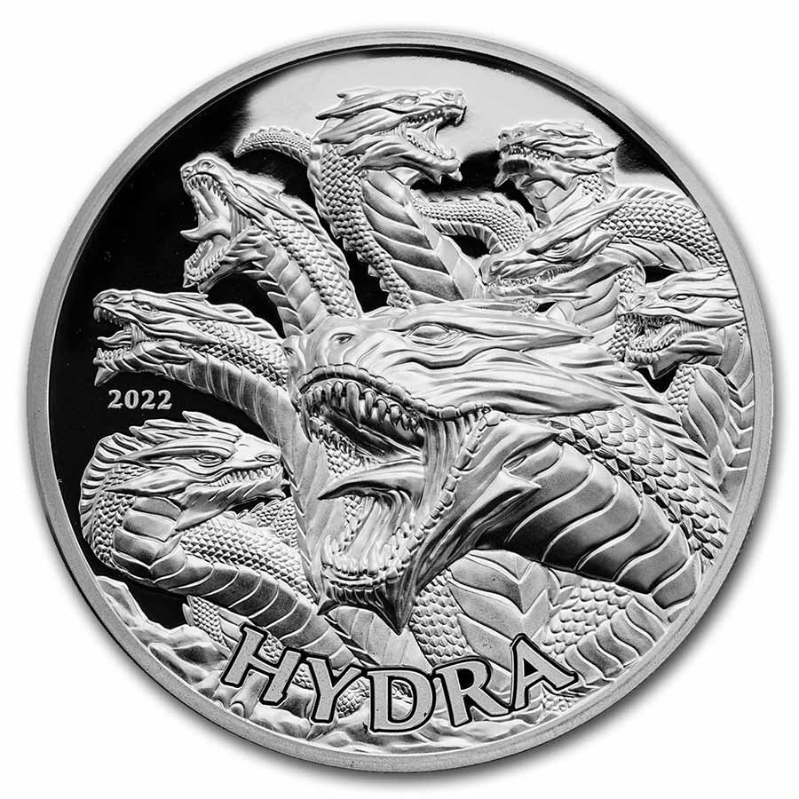 Buy 2022 Tanzania 1 oz Silver Mythical Creatures: Hydra | APMEX