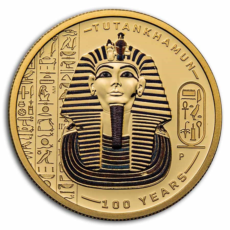 Buy 2022 Tuvalu 1 oz Gold 100th Anniv. Tutankhamun Discovery Proof | APMEX