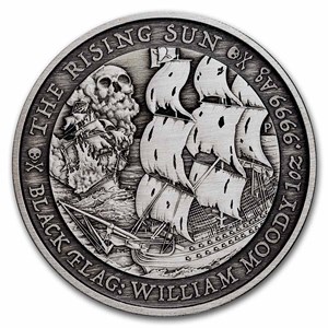 Buy 2022 1 oz Silver Black Flag - The Rising Sun | APMEX