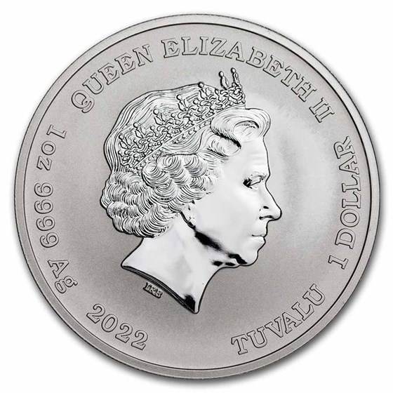 Buy 2022 Tuvalu 1 oz Silver James Bond 007 Colorized BU | APMEX
