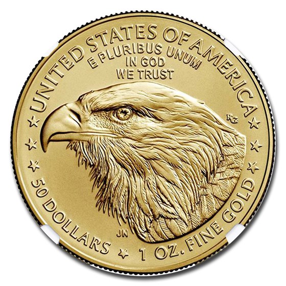 Buy 2022 W 1 oz Burnished Gold Eagle MS-70 NGC | APMEX