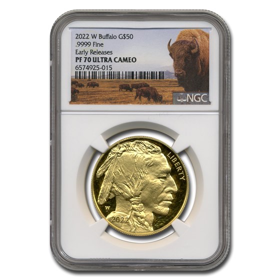 Buy 2022-W 1 oz Proof Gold Buffalo PF-70 NGC (Early Release) | APMEX