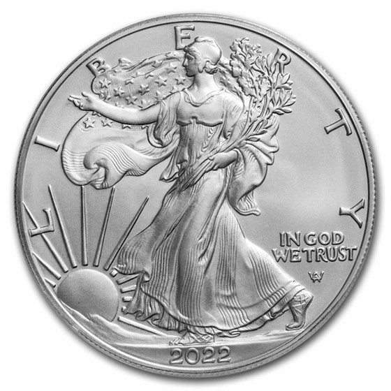 Buy 2022 W Burnished Silver Eagle SP-70 | APMEX