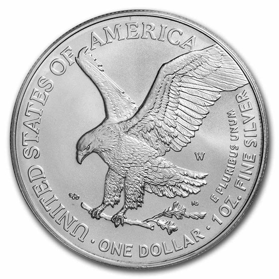 Buy 2022-W Burnished Silver Eagle SP-70 PCGS (FDI, Black) | APMEX