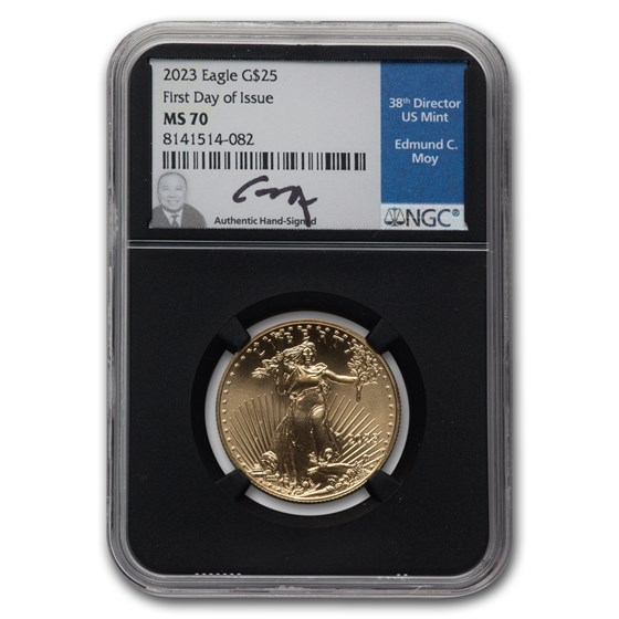 2023 1/2 oz American Gold Eagle MS-70 NGC (FDI, Moy)