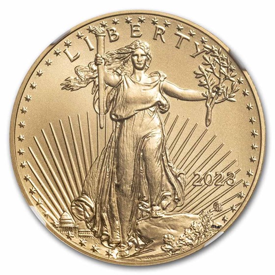 2023 1/2 oz American Gold Eagle MS-70 NGC