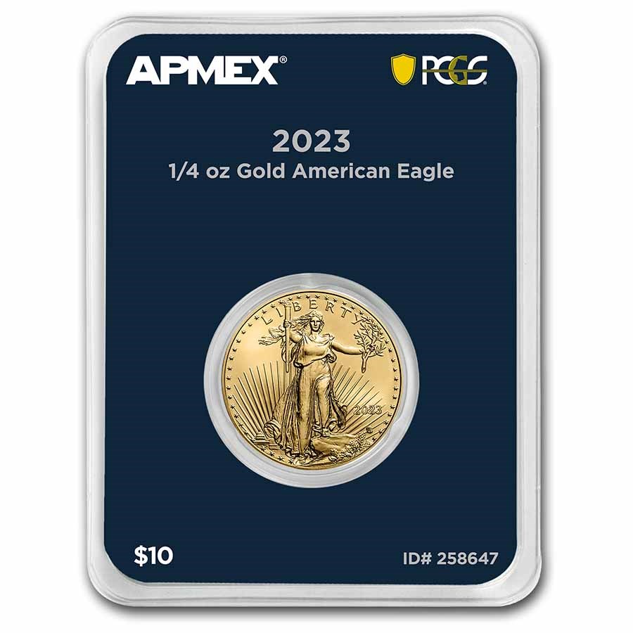 Buy 2023 1/4 oz Gold Eagle PCGS FirstStrike | APMEX