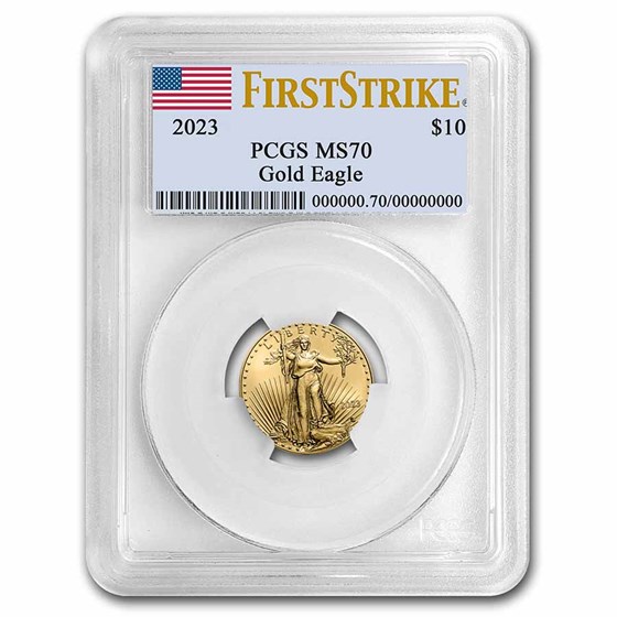 Buy 2023 1/4 oz Gold Eagle MS-70 PCGS | APMEX
