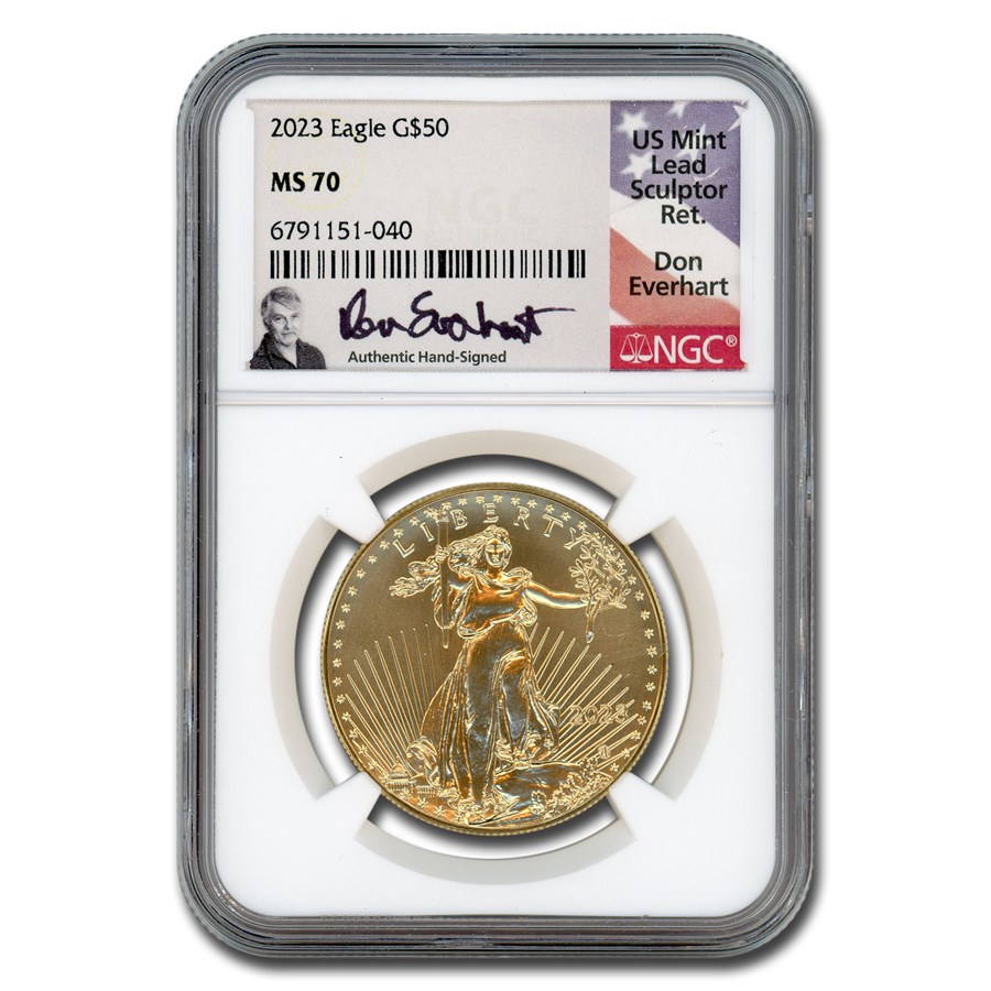 2023 1 oz American Gold Eagle MS-70 NGC (Everhart)
