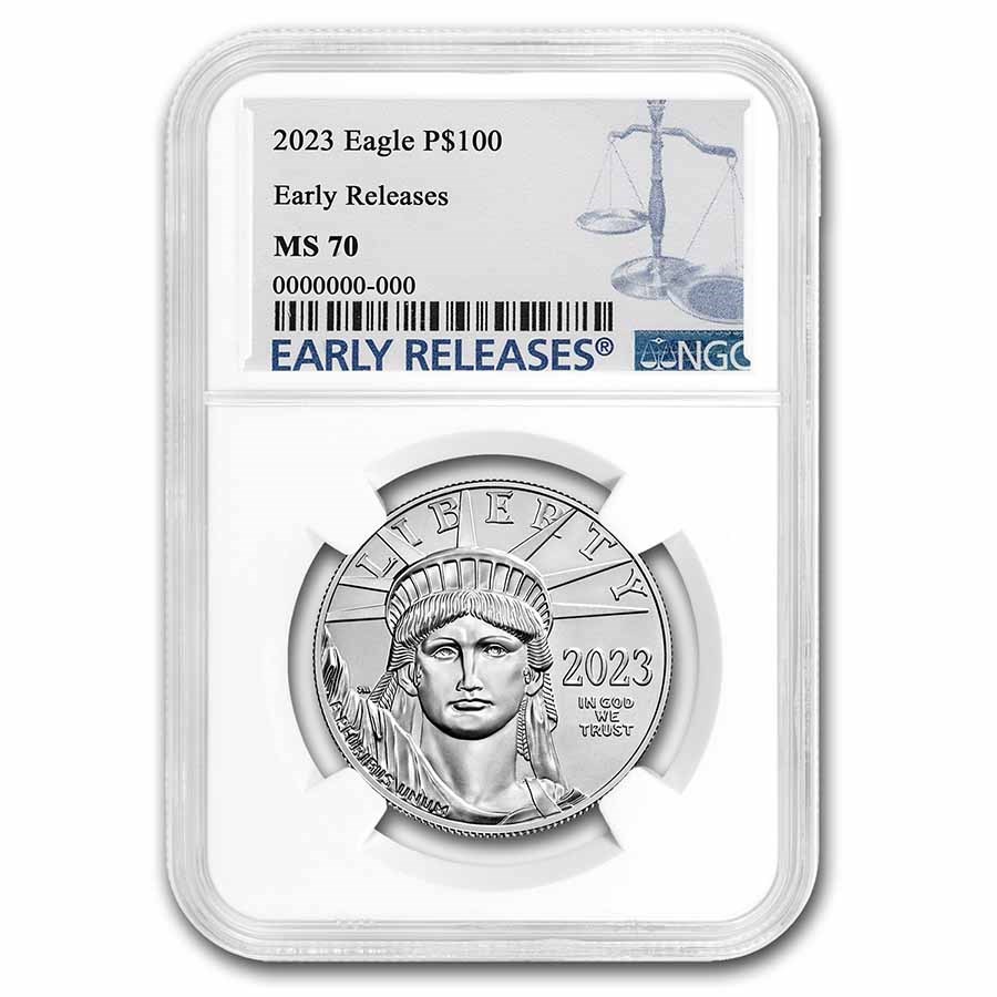 Buy 2023 1 oz American Platinum Eagle MS-70 NGC (Early Release) | APMEX