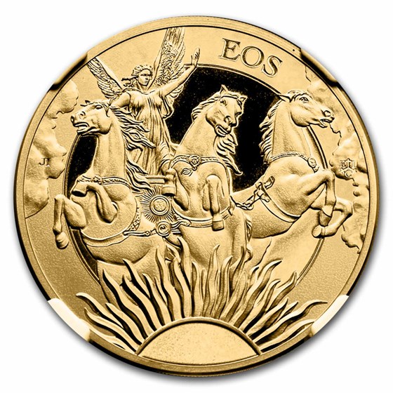 Buy 2023 1 oz Gold Goddesses: Eos and the Horses MS-70 NGC (FDI) | APMEX