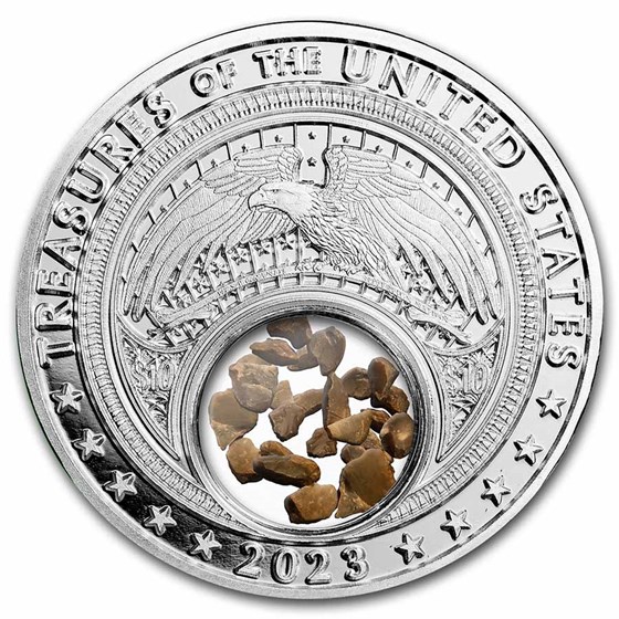 Buy 2023 1 oz Silver Treasures of the U.S. Ohio Flint (Colorized) | APMEX