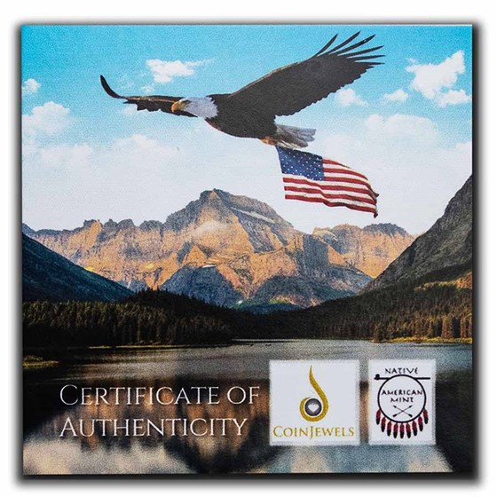 Buy 2023 1 oz Silver Treasures of the U.S. Oregon Jade (Box/COA) | APMEX