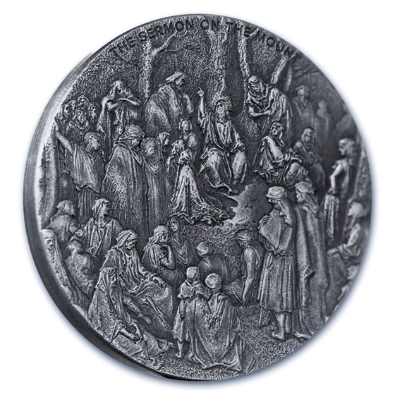 2023 2 oz Silver Coin - Biblical Series (Sermon on the Mount)