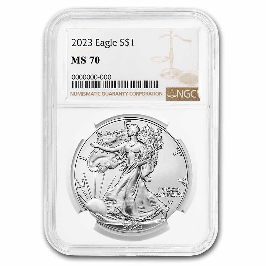 Buy 2023 Silver Eagle MS-70 NGC | APMEX