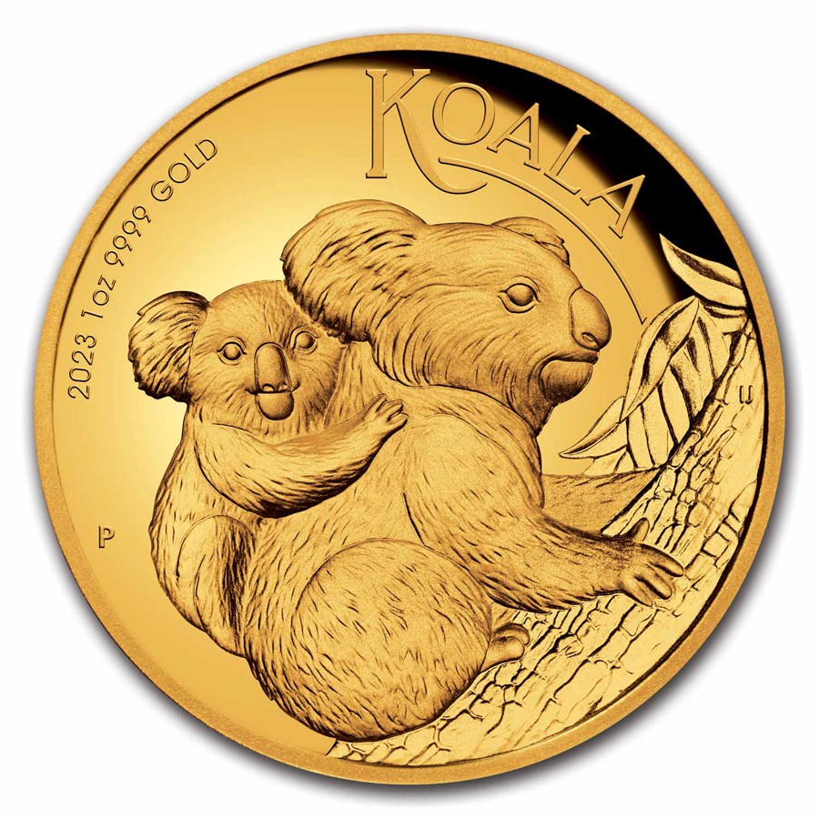 Buy 2023 Australia 1 oz Gold Koala Proof (High Relief, Box & COA) | APMEX