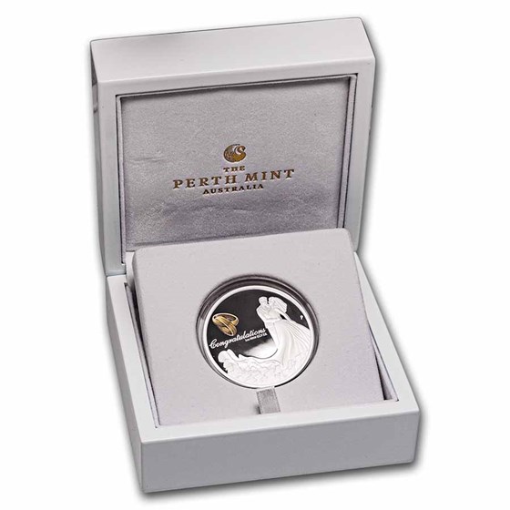 Buy 2023 Australia 1 oz Silver Wedding Proof | APMEX