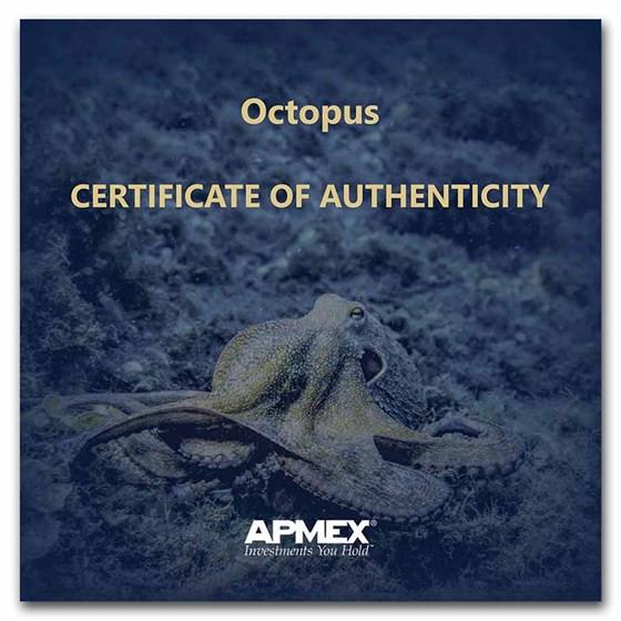 Buy 2023 Barbados 1 oz Gold Caribbean Octopus BU | APMEX