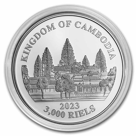 Buy 2023 Cambodia 1 oz Silver Lost Tigers Colorized | APMEX