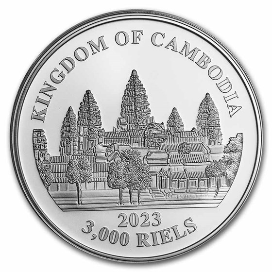 Buy 2023 Cambodia 1 oz Silver Lost Tigers Colorized | APMEX