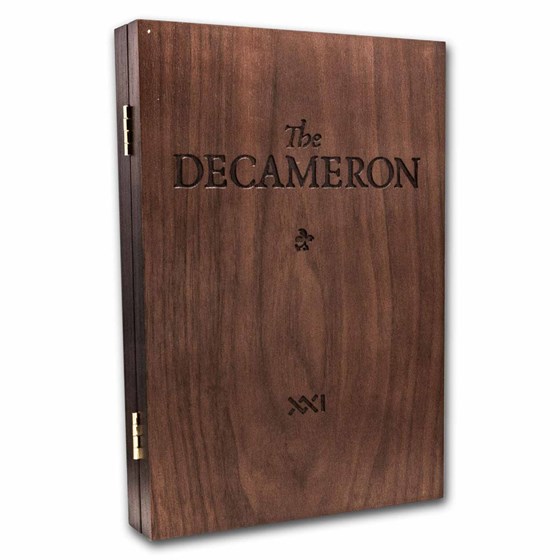 Buy 2023 Cameroon 5 oz Silver Giovanni Boccaccio: The Decameron | APMEX