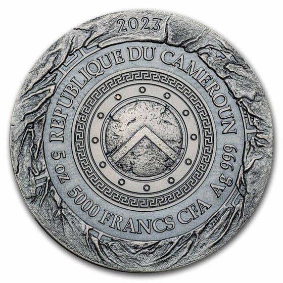 Buy 2023 Cameroon 5 oz Silver Great Commanders: Leonidas I | APMEX