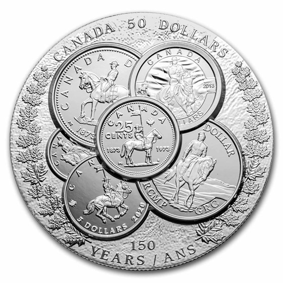 Buy 2023 Canada 5 oz Silver Curated Coin Collection: RCMP | APMEX