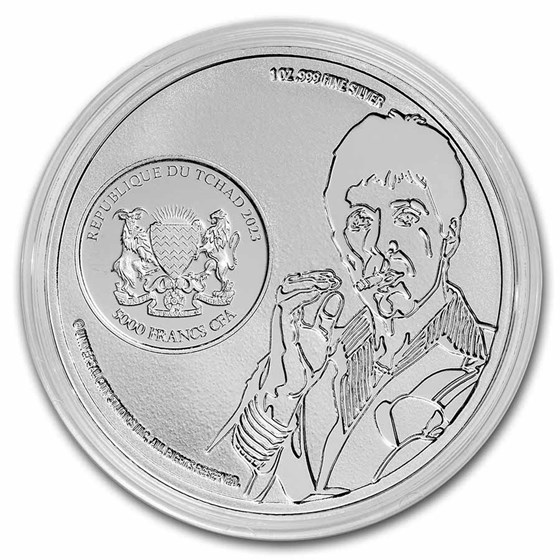 Buy 2023 Chad 1 oz Silver Colorized Scarface Miami 2-Coin Set | APMEX