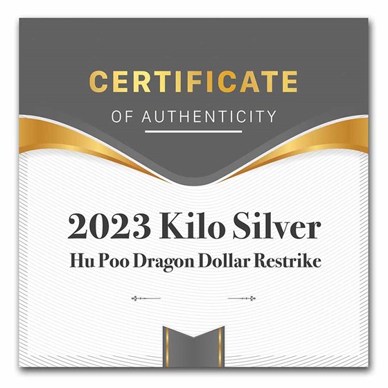 Buy 2023 China 1 kilo Silver Hu Poo Dragon Dollar | APMEX