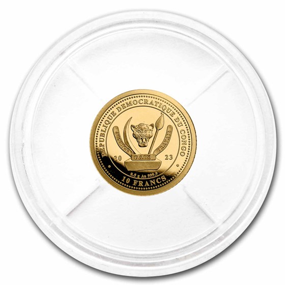 Buy 2023 Congo 1/2 gram Gold Proof World's Wildlife; Ocean Ray | APMEX
