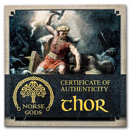 Buy 2023 Cook Islands 1 oz Gold Antique Norse Gods: Thor | APMEX