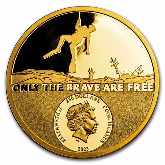 Buy 2023 Cook Islands 1 oz Gold Real Heroes: Coast Guard | APMEX
