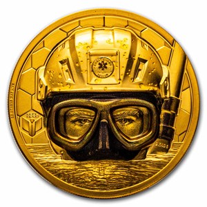 Buy 2023 Cook Islands 1 oz Gold Real Heroes: Coast Guard | APMEX