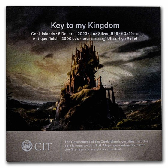 Buy 2023 Cook Islands 1 oz Silver Key To My Kingdom Shaped Coin | APMEX