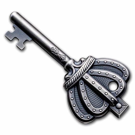 Buy 2023 Cook Islands 1 oz Silver Key To My Kingdom Shaped Coin | APMEX