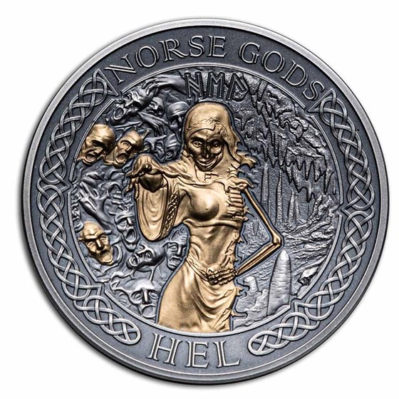 Buy 2023 Cook Islands 2 oz Silver High Relief Norse Gods: Hel | APMEX
