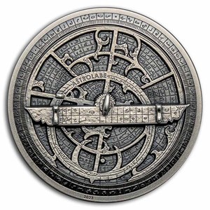 Buy 2023 Cook Islands 2 oz Silver Historic Instruments; Astrolabe | APMEX