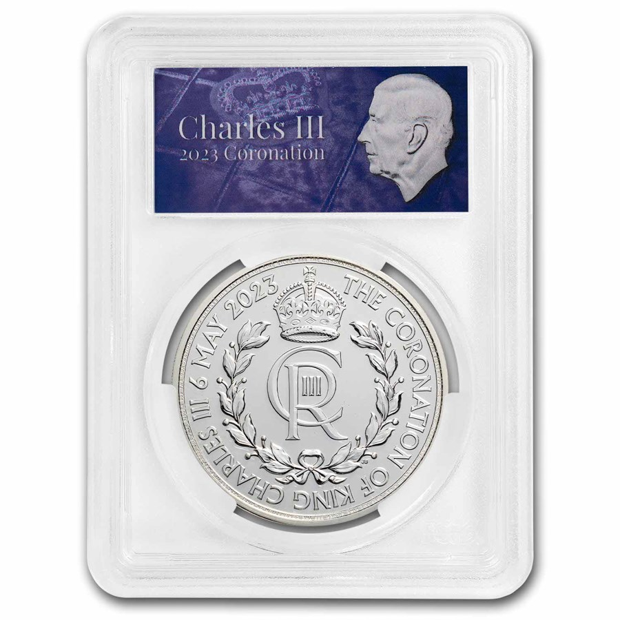Buy 2023 GB 1 oz Silver Coronation BU Coin PCGS MS-69 (King Label) | APMEX