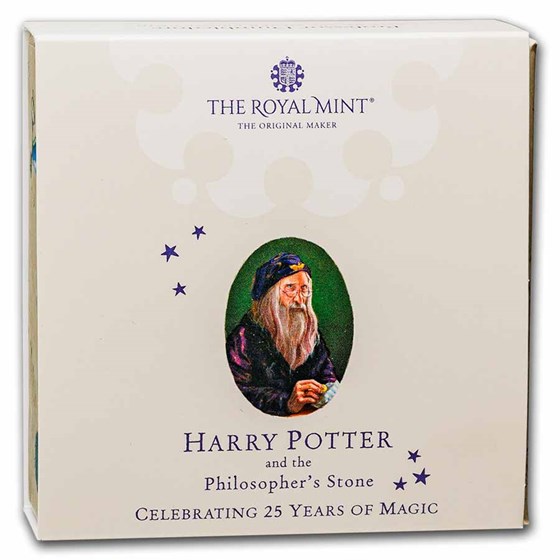 Buy 2023 GB Harry Potter - Dumbledore 50p Colorized Silver Proof Coin ...