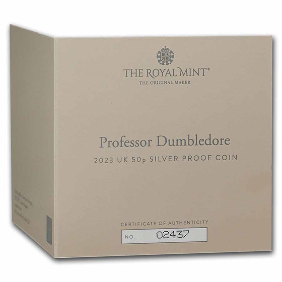 Buy 2023 GB Harry Potter - Dumbledore 50p Colorized Silver Proof Coin ...
