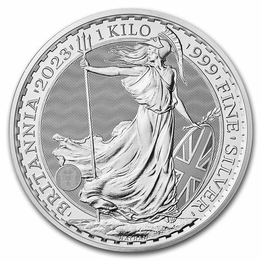 Buy 2023 Great Britain 1 Kilo Silver Britannia BU (Queen) | APMEX