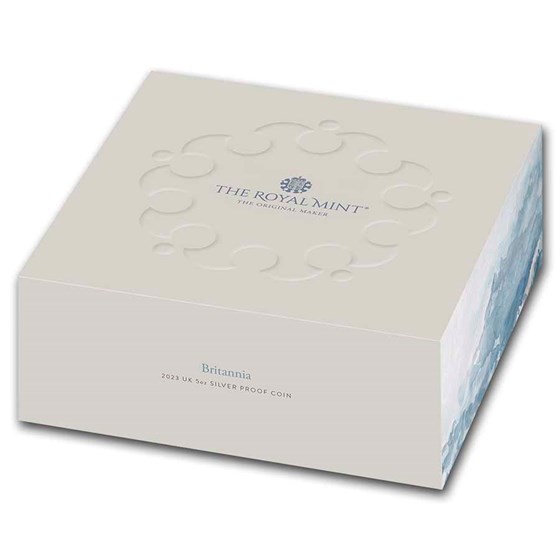 Buy 2023 Great Britain 5 oz Proof Silver Britannia (w/ Box & COA) | APMEX