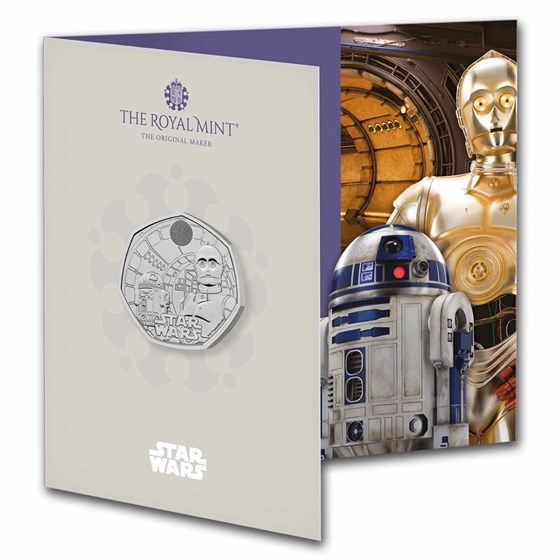 Buy 2023 Great Britain Star Wars: R2-D2 and C-3PO 50p BU Coin | APMEX