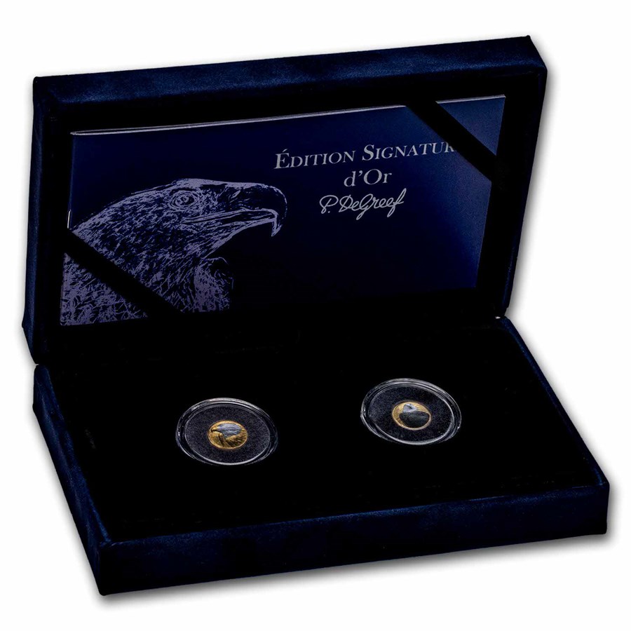 Buy 2023 Ivory Coast 2 gram Gold Eagle 2-Coin Set | APMEX
