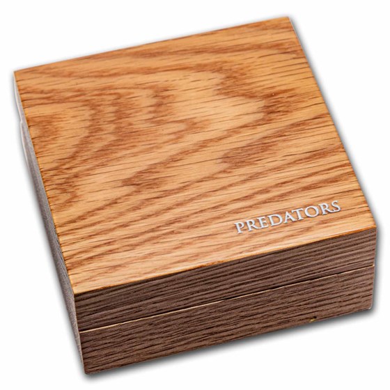 Buy 2023 Ivory Coast 3 oz Antique Silver Predators: Lion | APMEX