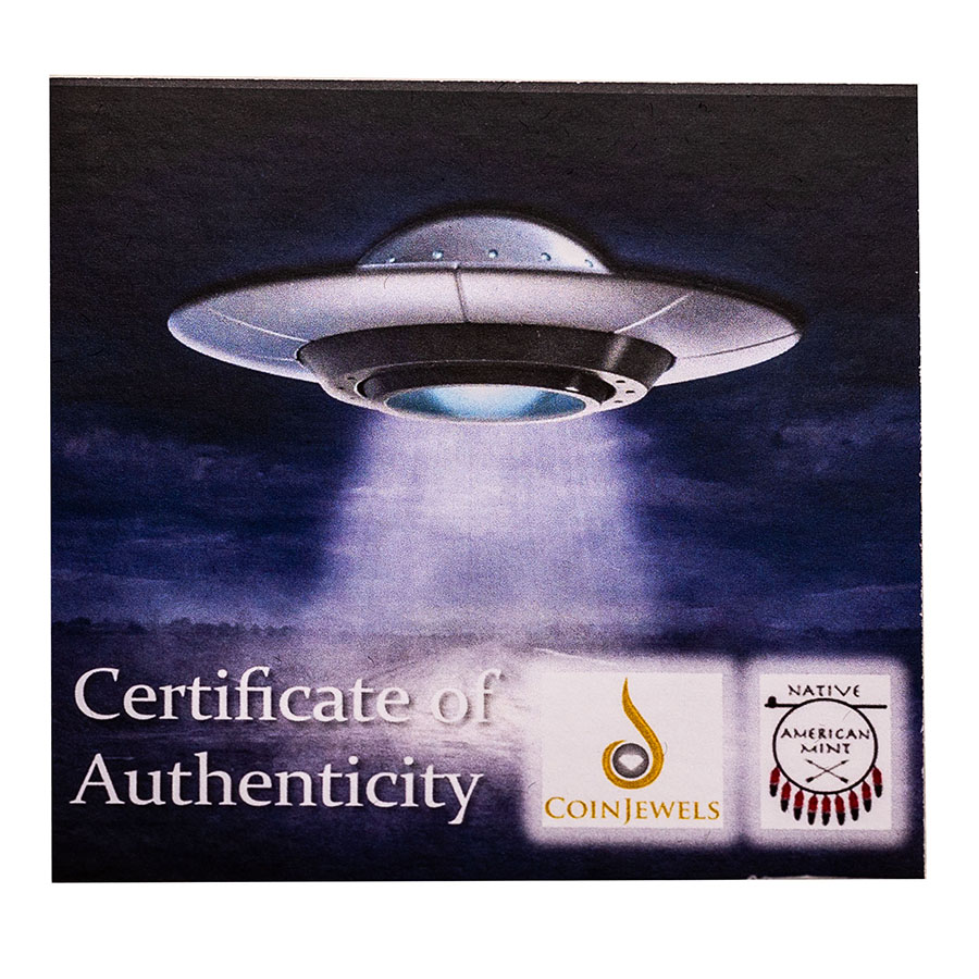 APMEX - 2023 Mesa Grande 1 oz Silver Alien Abduction Colorized Proof