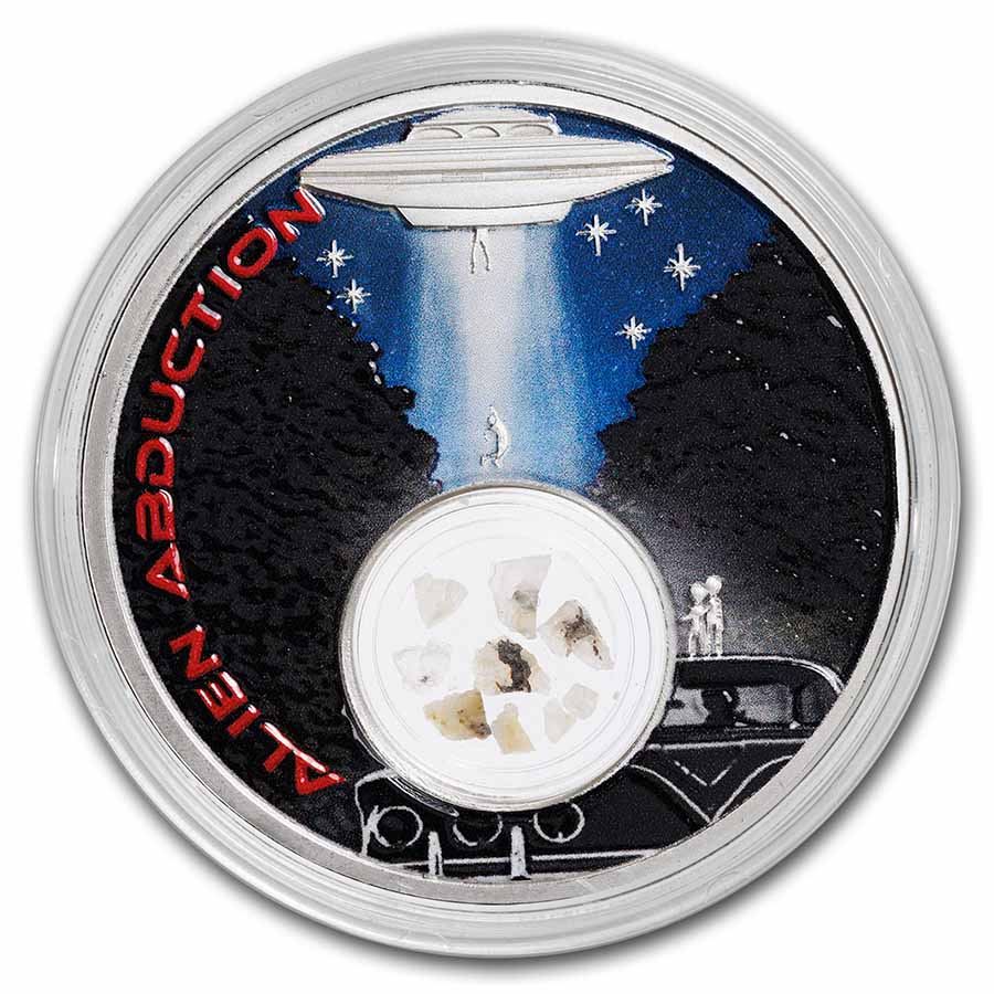 APMEX - 2023 Mesa Grande 1 oz Silver Alien Abduction Colorized Proof